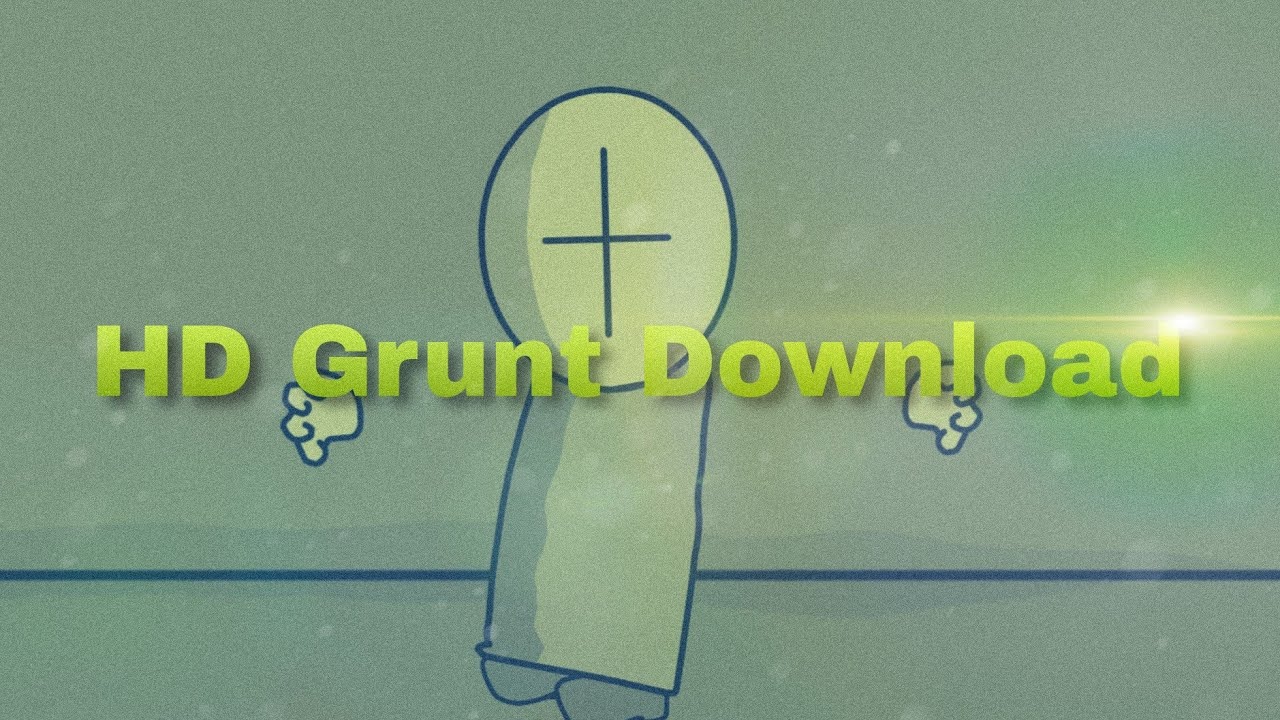 HD Grunt Download | Drawing Cartoons 2 - YouTube