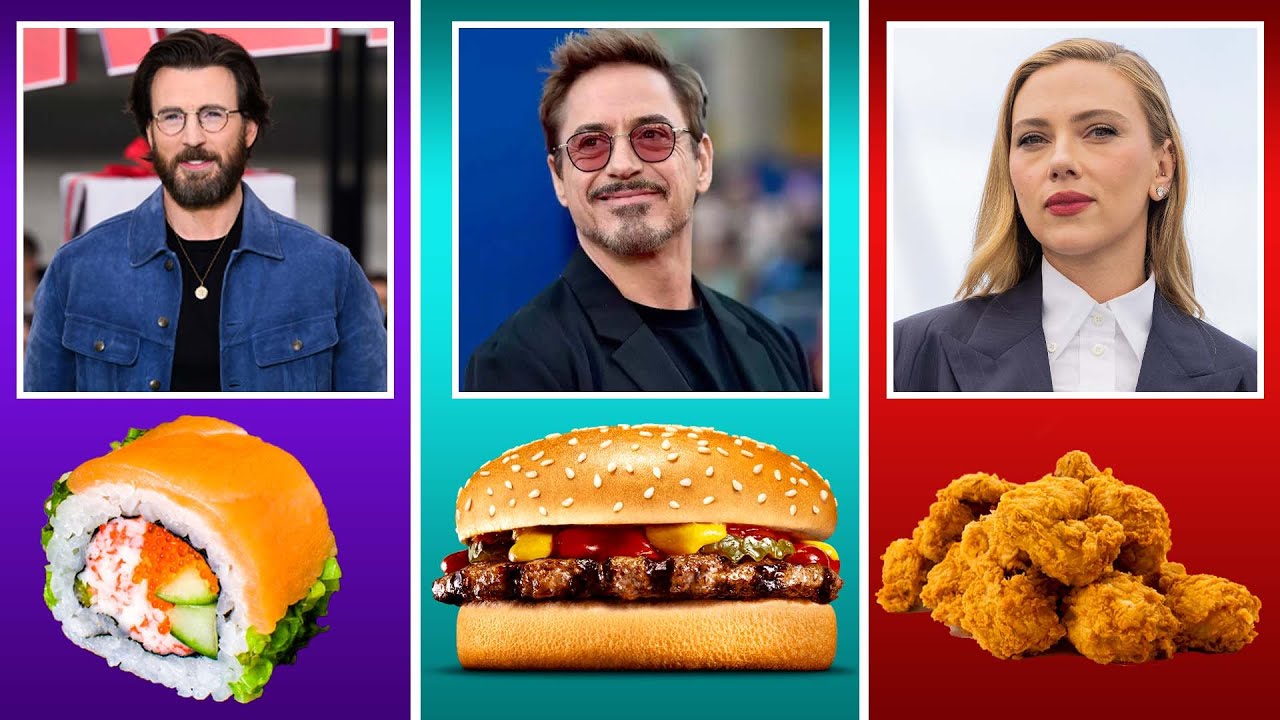 Famous People and Their Weird Food Picks! - YouTube