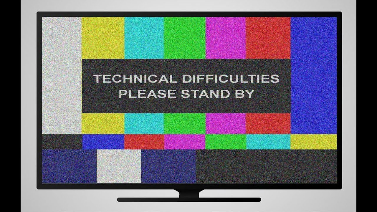 TELEVISION TV TECHNICAL /SIGNAL INTERRUPTION/ DIFFICULTIES 2023 - YouTube