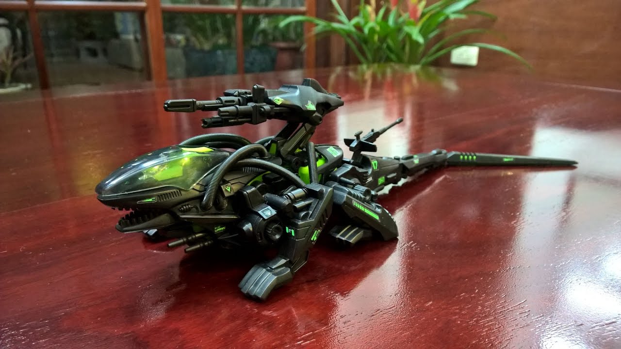 TOMY ZOIDS GRZ-003(DHI-11) HELDIGUNNER 暗黑海蜥 ヘルディガンナー - YouTube