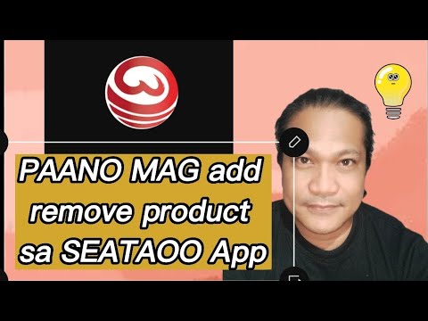 Seataoo app How to add and remove product - YouTube