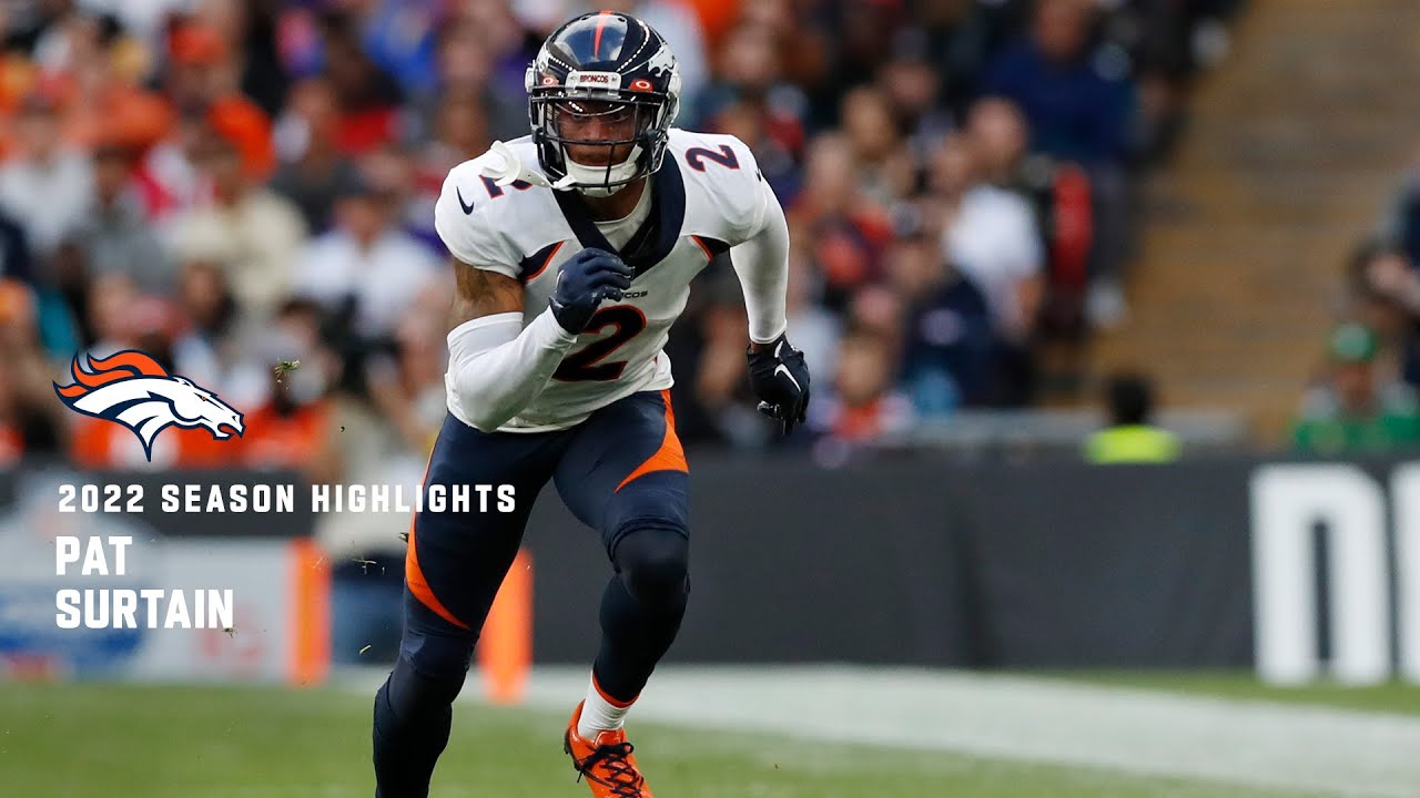 Pat Surtain Top Plays of the 2022 Regular Season - YouTube