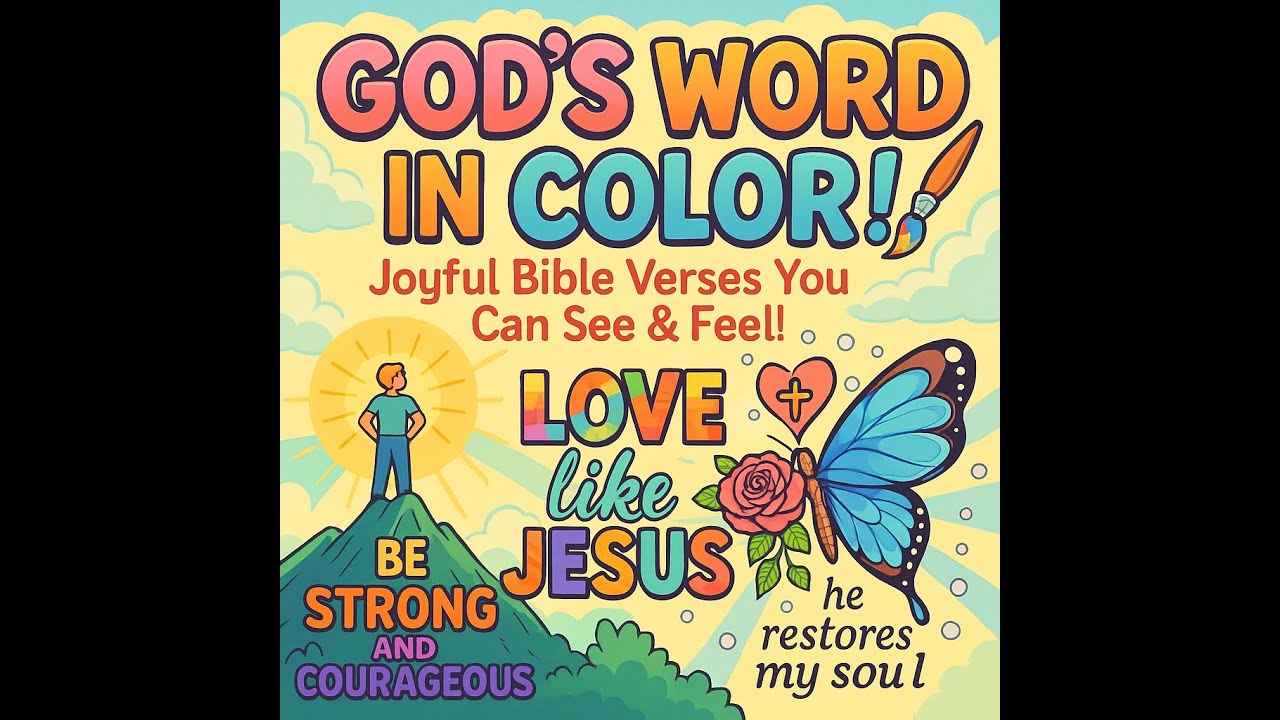 God’s Word in Color 🌈 | Joyful Bible Verses & Christian Art by Melody ...
