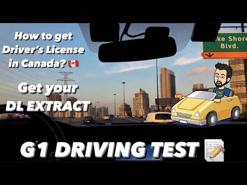 HOW TO GET DRIVING LICENCE IN CANADA | DL EXTRACT | COST OF G1 DRIVING ...