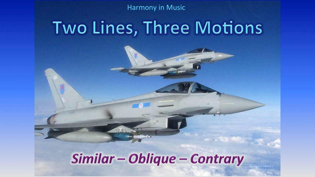 Similar, Contrary, and Oblique Melodic Motion - Harmony I, 06 - YouTube
