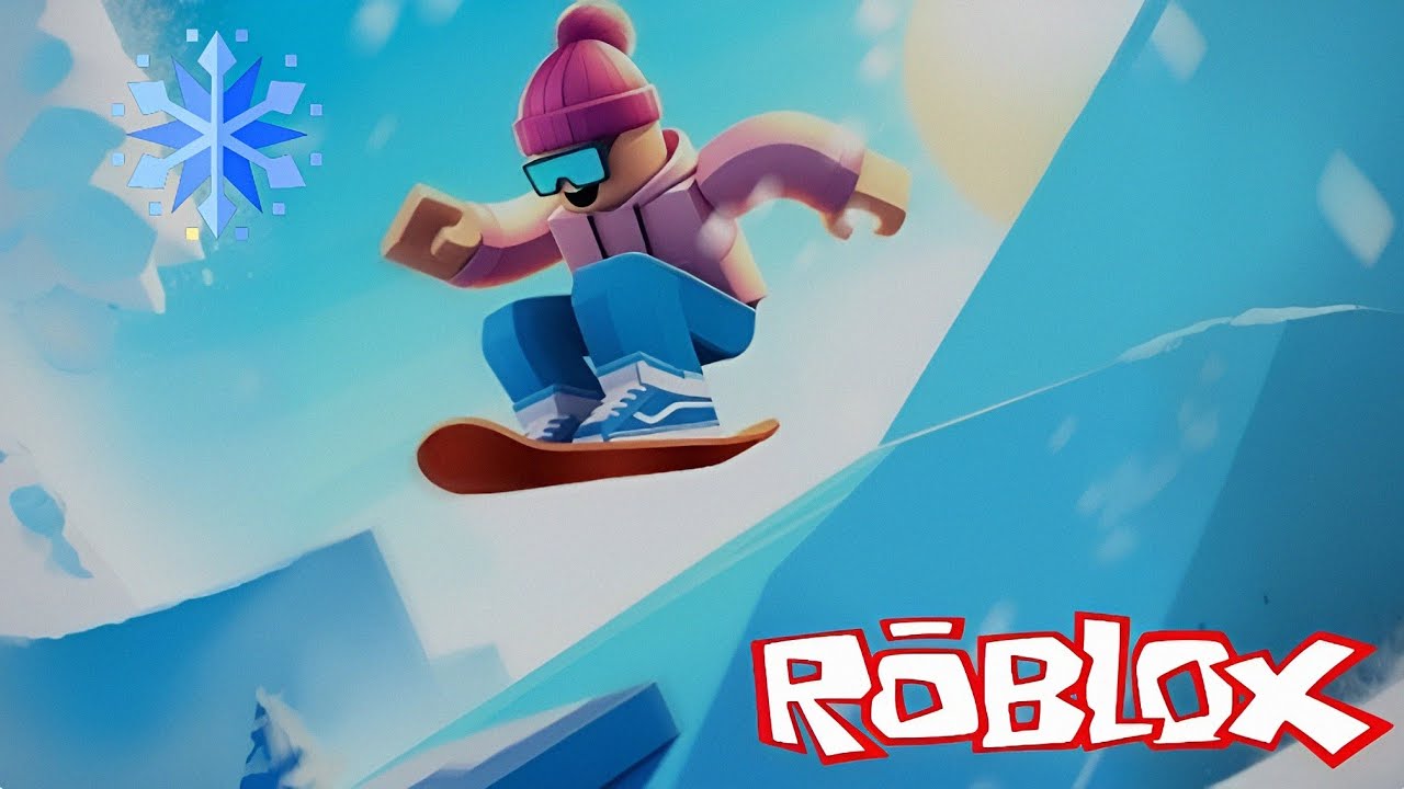 Roblox Snowboard Obby - baştan sona kayak keyfi - YouTube