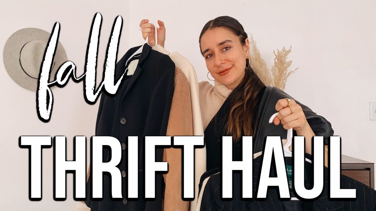 FALL THRIFT HAUL + TRY ON! | Fall 2020 Fashion Trends - YouTube