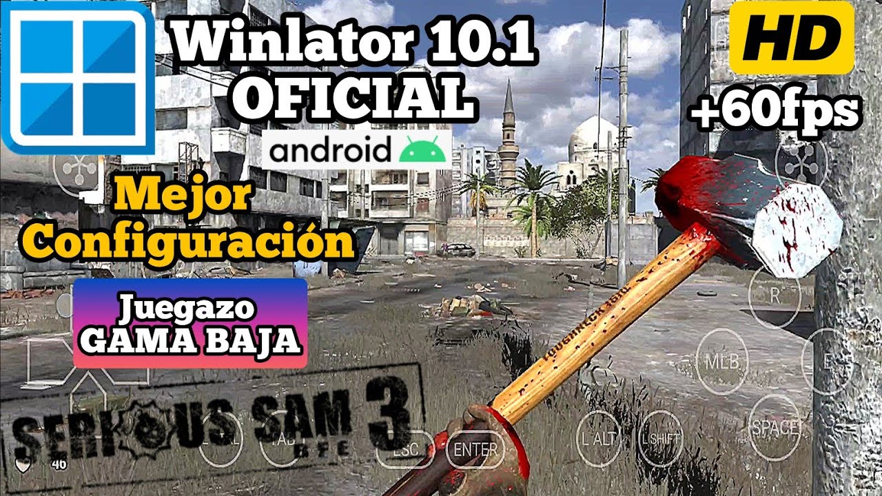 Serious Sam 3 Winlator 10.1 OFICIAL Android Gameplay 60fps HD Emulador ...