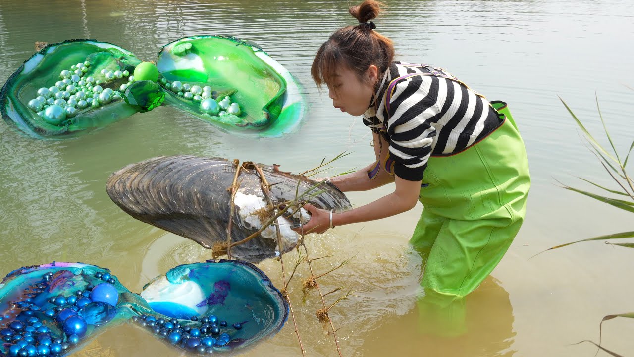 😘 Mystical River Adventure: Pearl Girl's Find of a Mutant Giant Clam ...