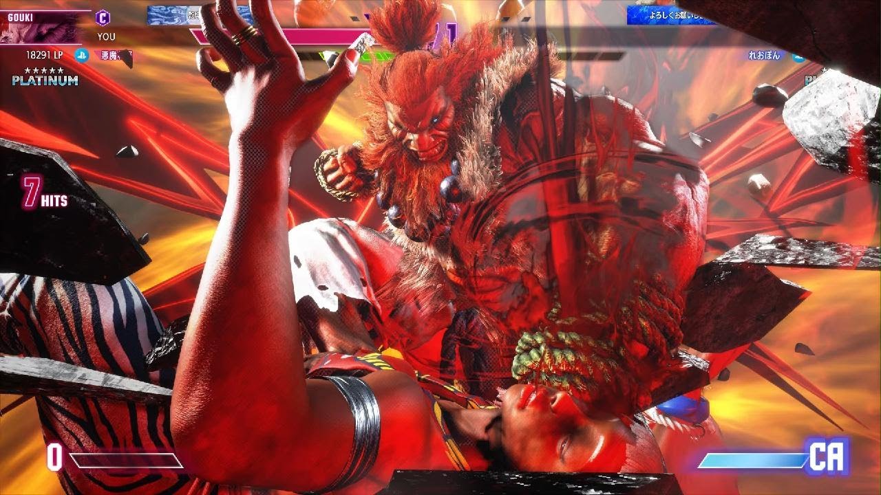 Street Fighter 6 ELENA VS AKUMA(GOUKI) Ranked Match PLATINUM⭐⭐⭐⭐⭐ PS5 ...