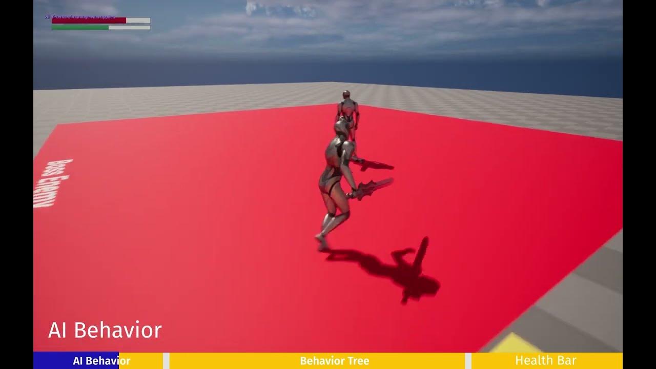 [UE5 Combat System Practice] Stage 2: AI Enemy & Behavior Tree - YouTube