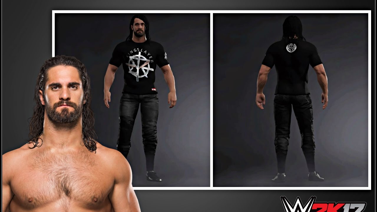 WWE 2K17: Seth Rollins - "The Kingslayer" T-Shirt + Attire ᴴᴰ - YouTube