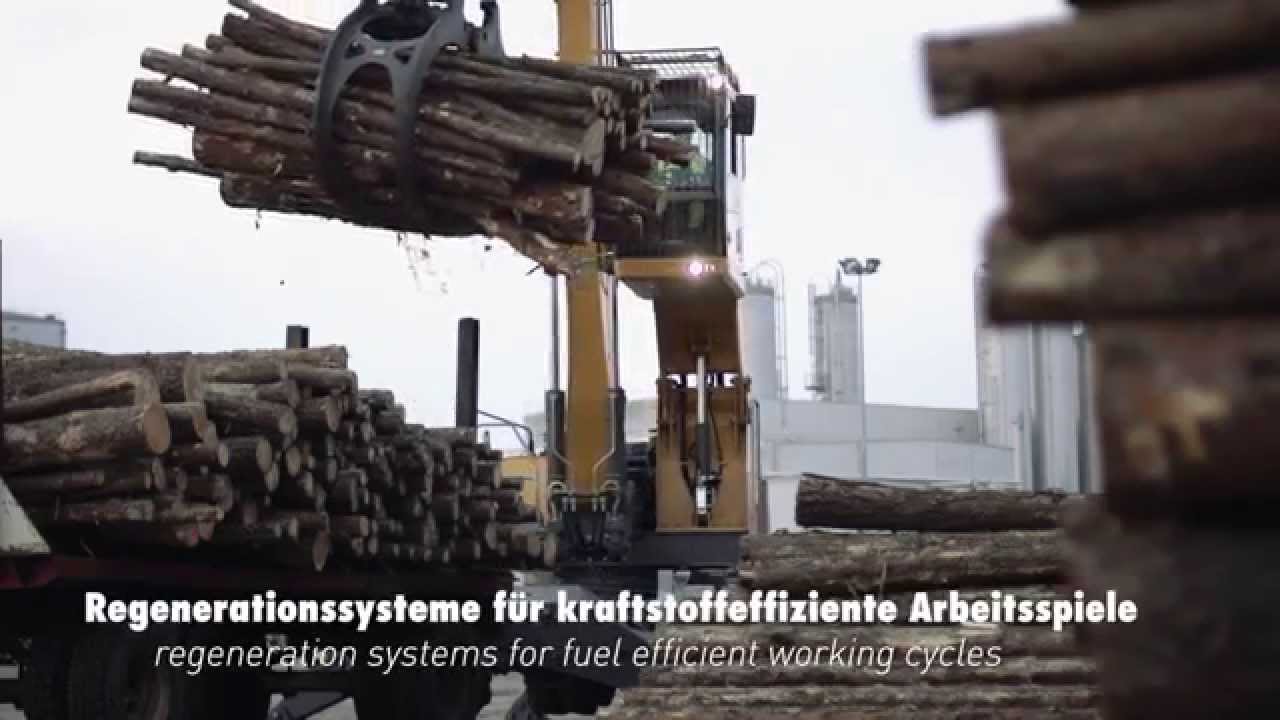 Liebherr - The new LH Material Handlers for Timber Handling - YouTube
