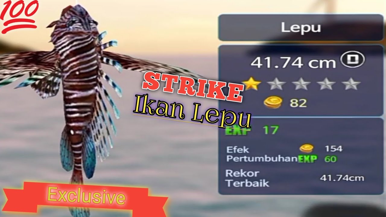 Mancing Ikan Lepu - YouTube