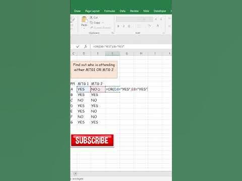 How to use OR function in Excel - YouTube
