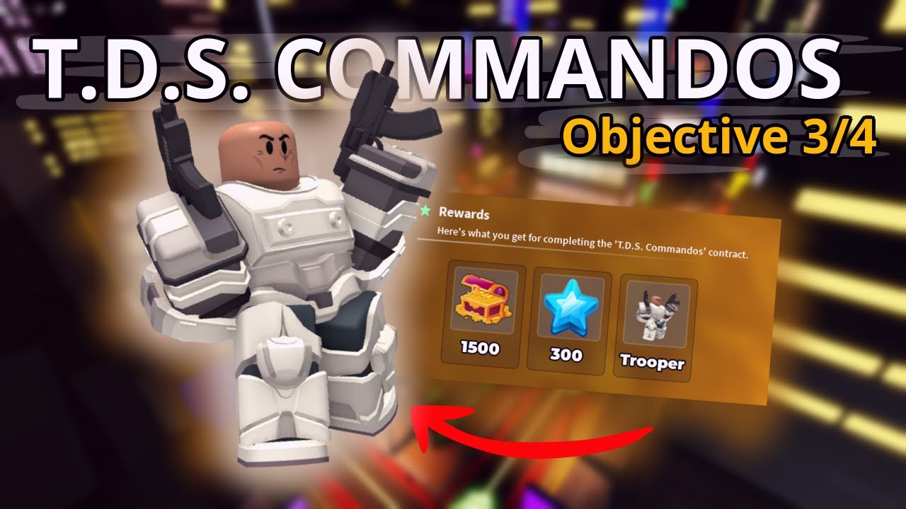 How to Beat Objective 3/4 of "T.D.S. Commandos" Mission - YouTube