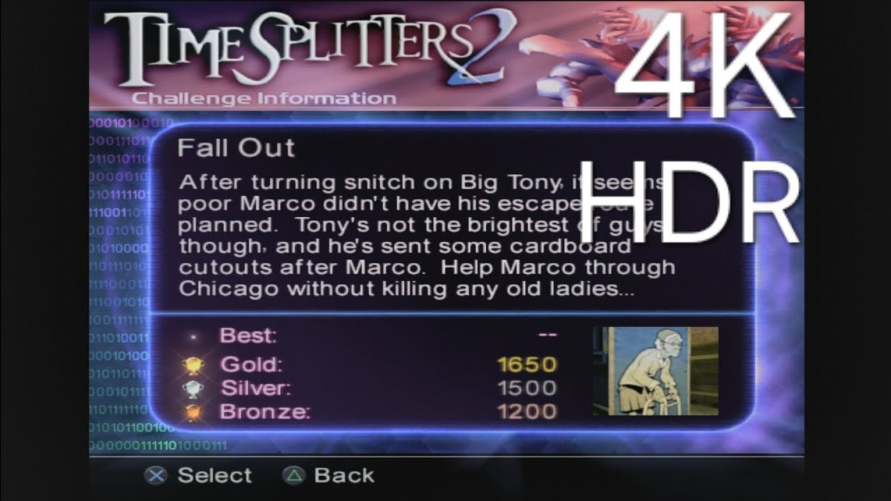 TimeSplitters 2 | Challenges | Cut-out Shoot-out | Fall Out | Gold ...