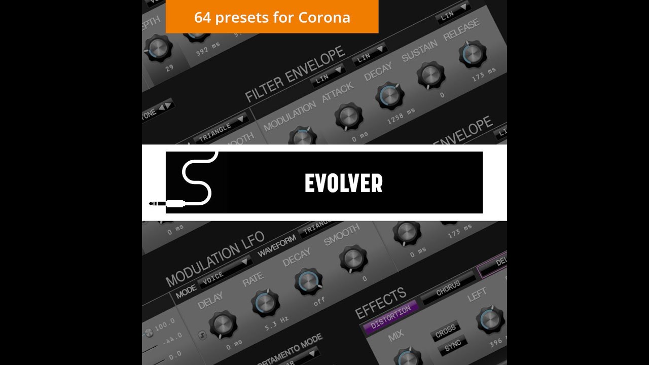 Evolver by Solidtrax - 64 new #sounds for the @discoDSP #Corona synthesizer. - YouTube