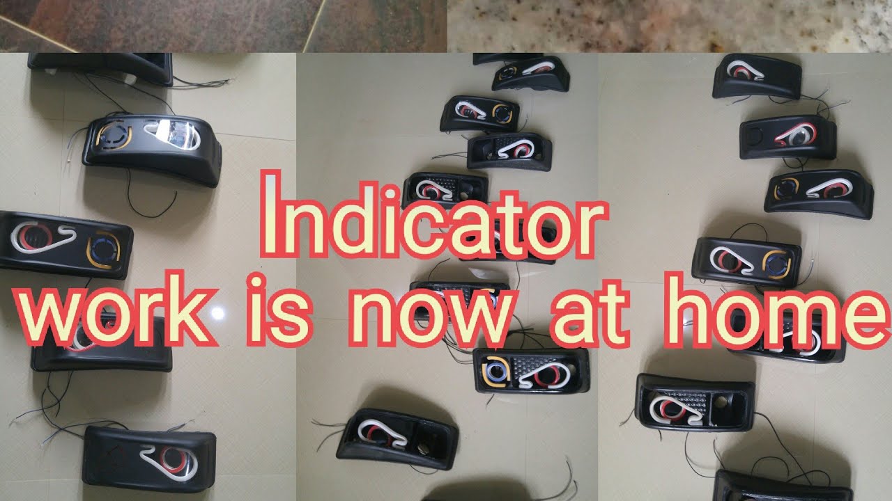 Indicator work is now at home - YouTube