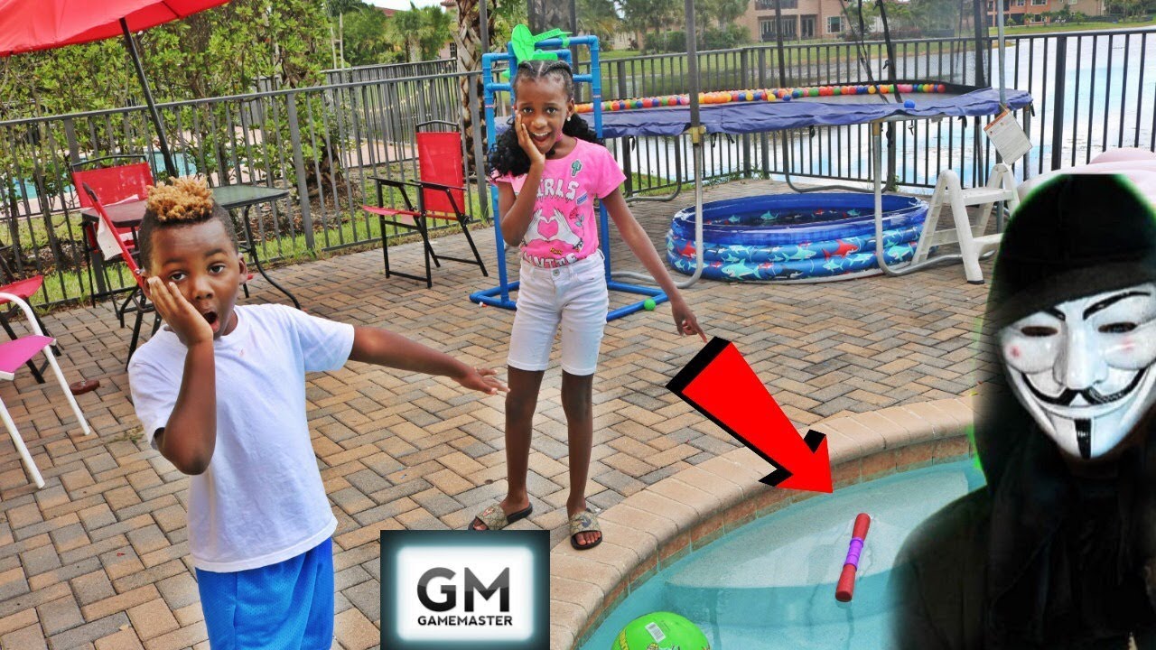 Game Master Caught On Camera He Left A Surprise In Our Swimming Pool ...