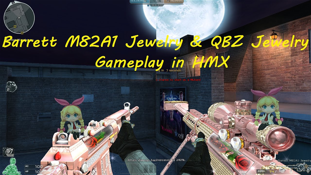 Crossfire West: Barrett M82A1 Jewelry & QBZ 03 Jewelry Gameplay in HMX ...