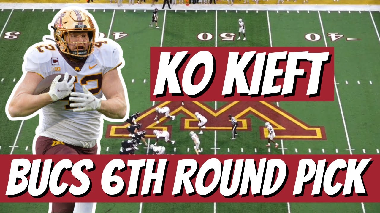 Buccaneers 6th Round Pick Ko Kieft TE (Minnesota) Real Bucs Talk Film ...