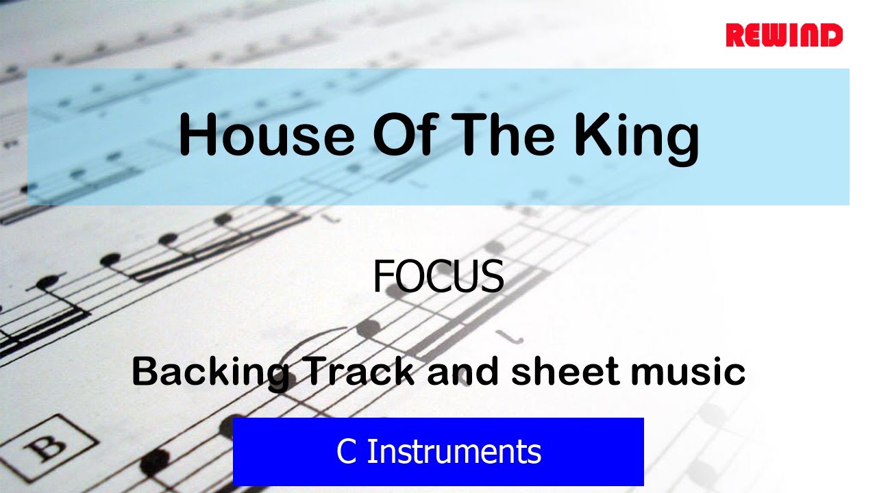 Focus House Of The King Flute Violin Backing Track and Sheet Music ...