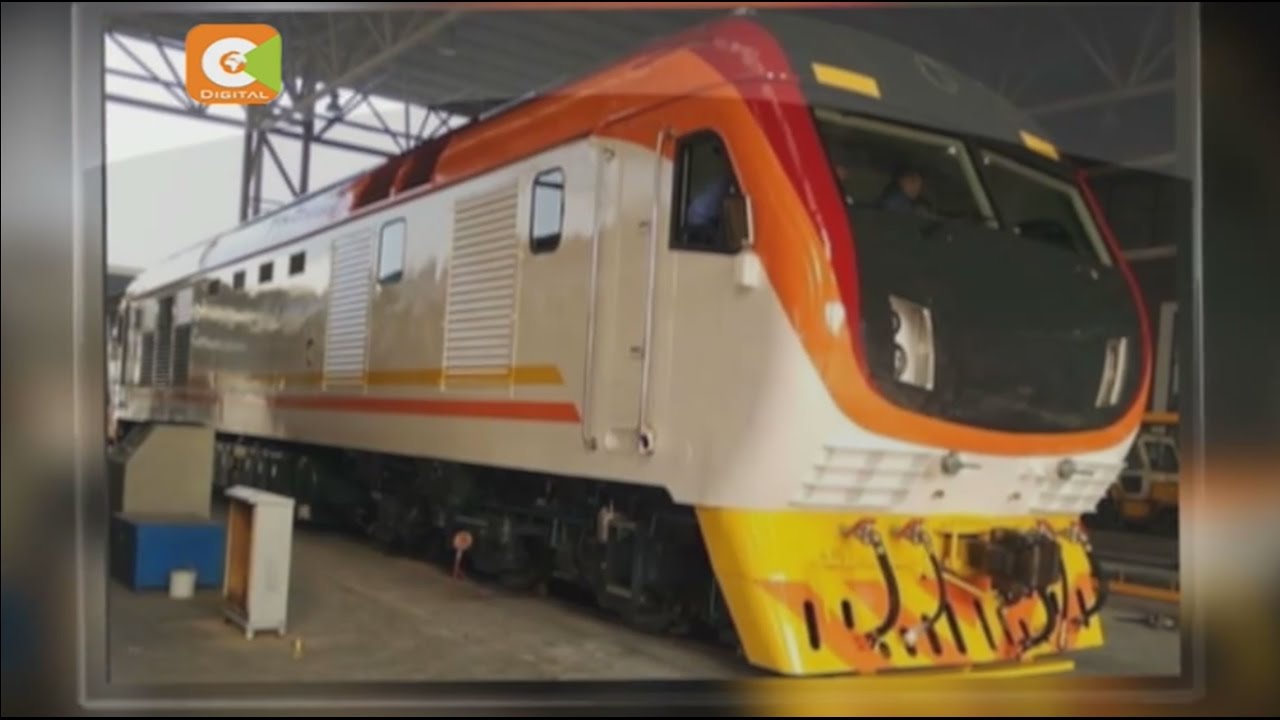 SGR Project: Locomotives land at Mombasa - YouTube