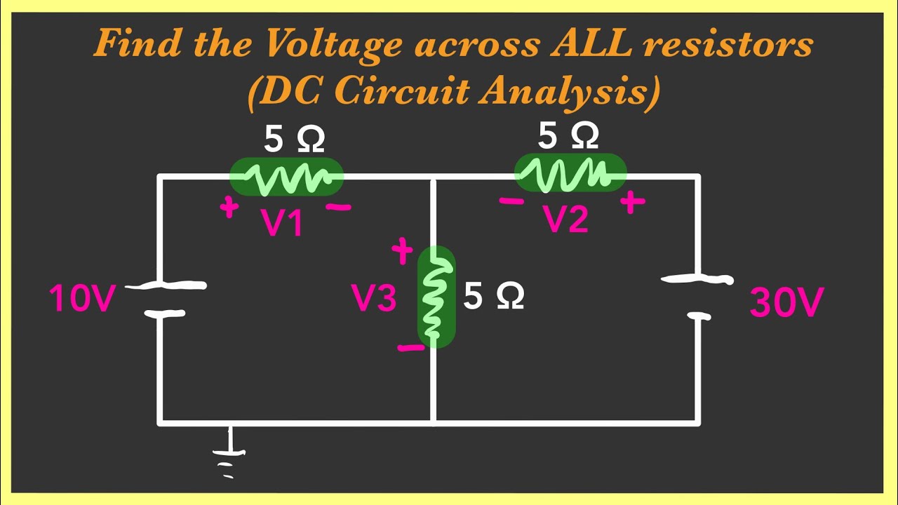 DC Circuits (Example 1) — Circuit Analysis - YouTube