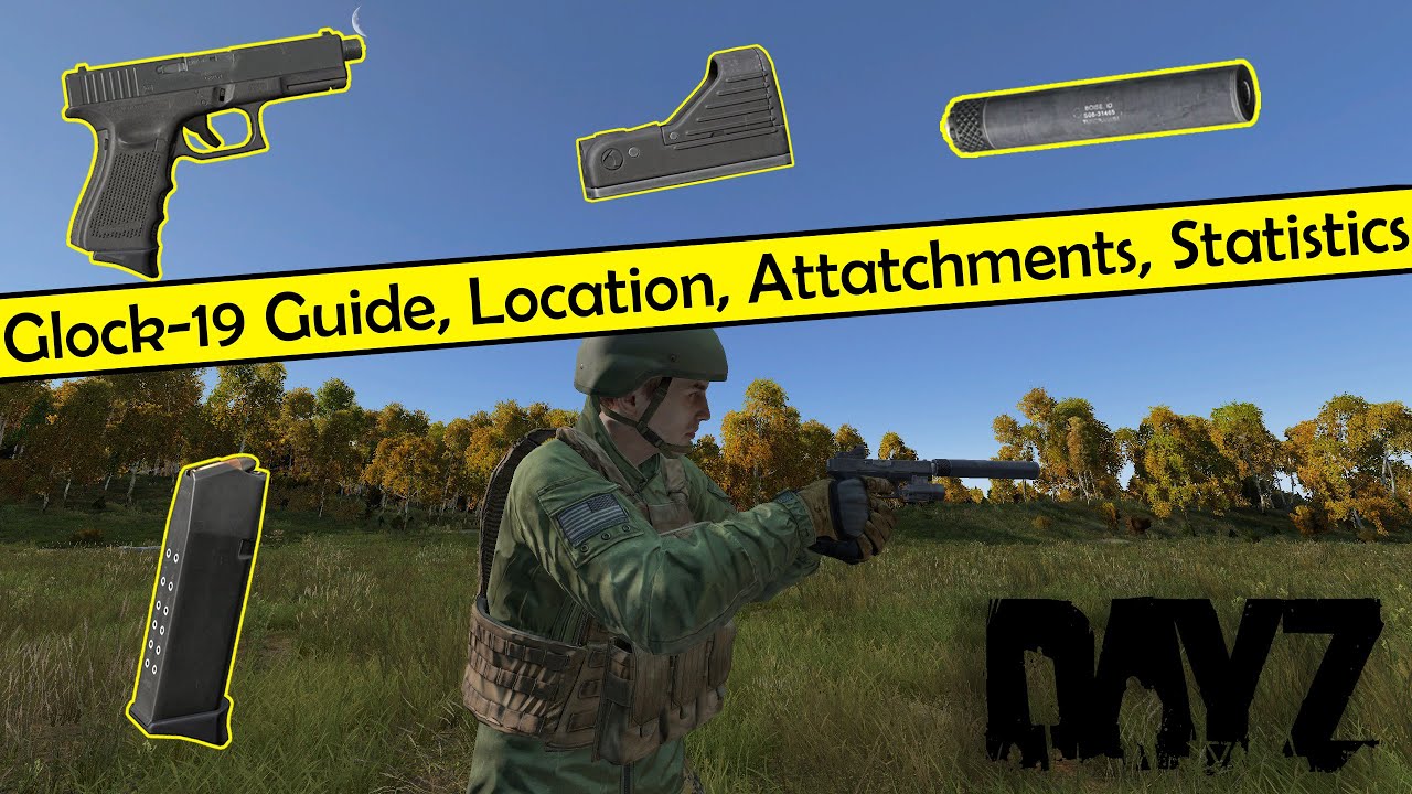 Dayz: Glock / Mlock91 Guide, Location, Attatchments, Statistics # ...
