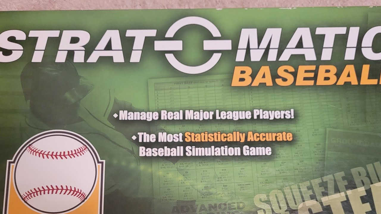 Strat-O-Matic Super Advanced Playthrough #2 - YouTube