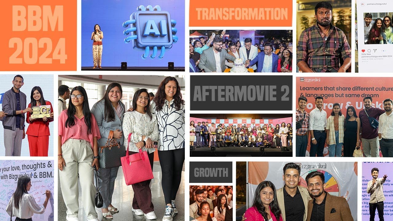 BBM 2024 After Movie Part 2 #bizgurukul - YouTube
