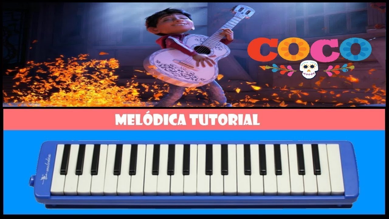 Coco | Recuérdame | Mélodica Tutorial | Notas Músicales (Synthesia ...