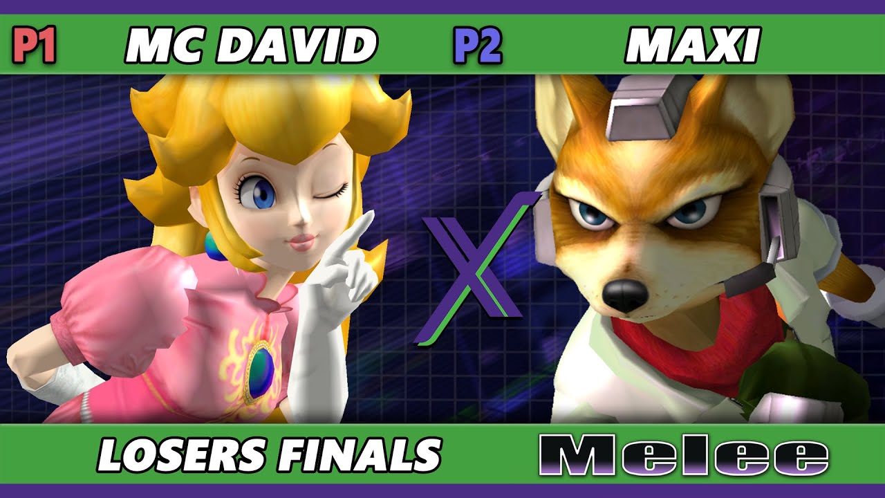 S@X 542 Losers Finals - MC David (Peach) Vs. maxi (Fox) Smash Melee ...