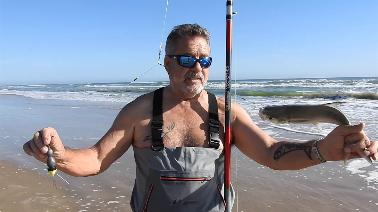 Fishing for Texas Pompano - YouTube
