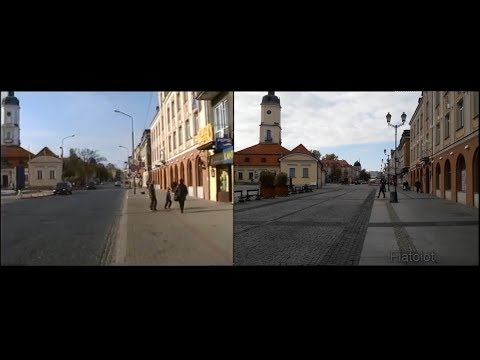 Białystok 2001 vs 2018 - YouTube