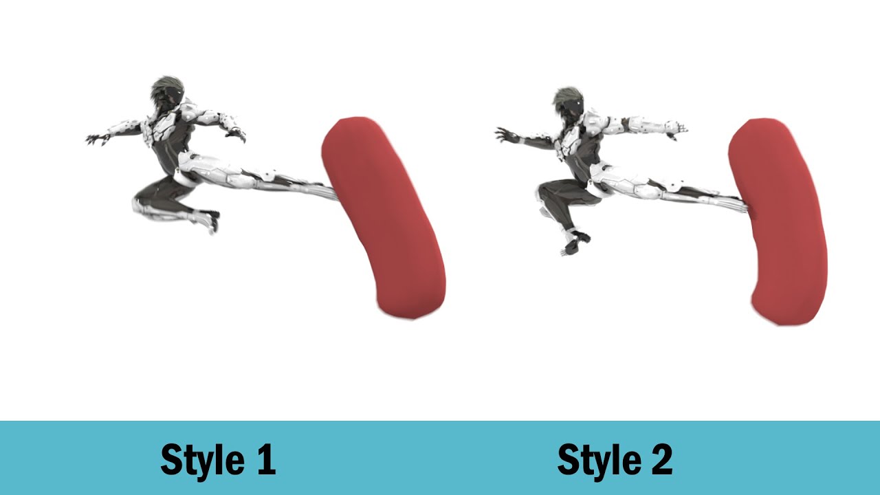Animation Style Comparison (slow motion breakdown) - YouTube