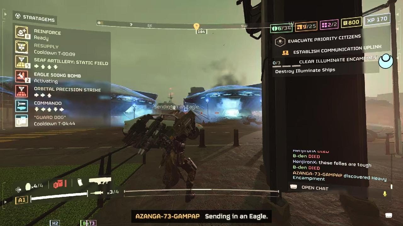 HELLDIVERS 2, 500kg & OPS double kill - YouTube