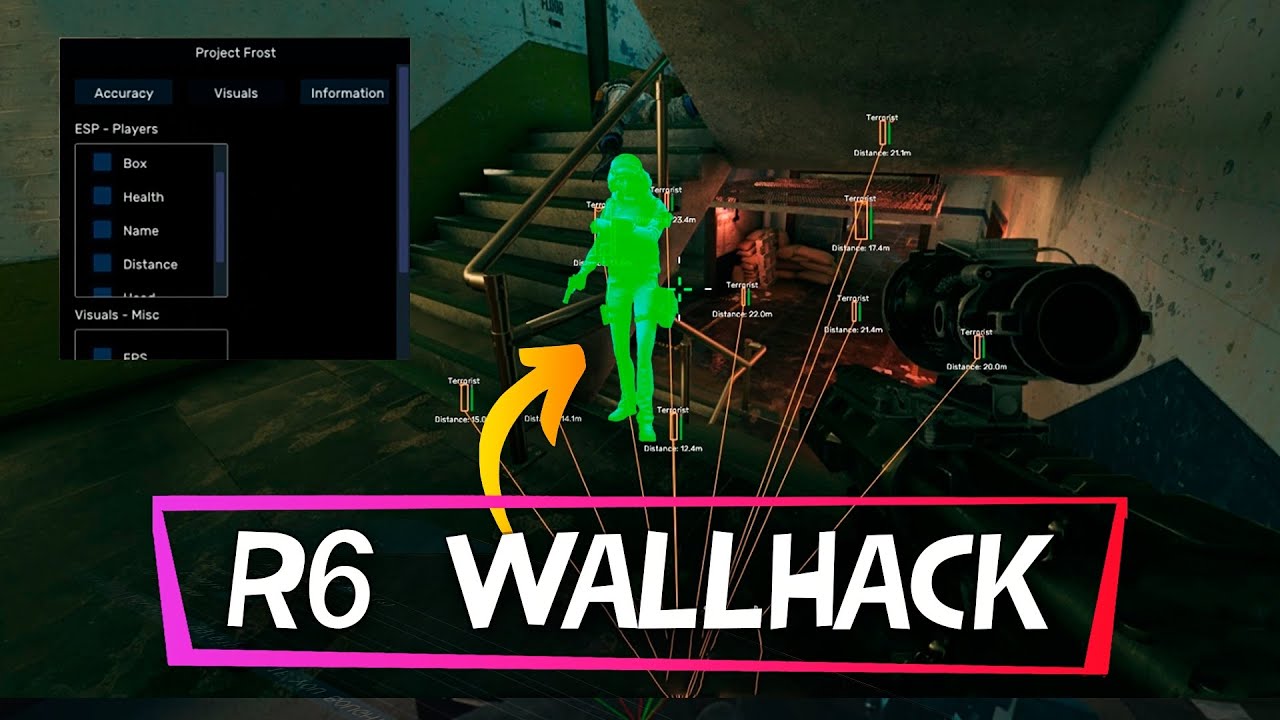 Using R6 WALLHACK Cheat | BEST Rainbow Six Siege Free Legit Cheat in ...