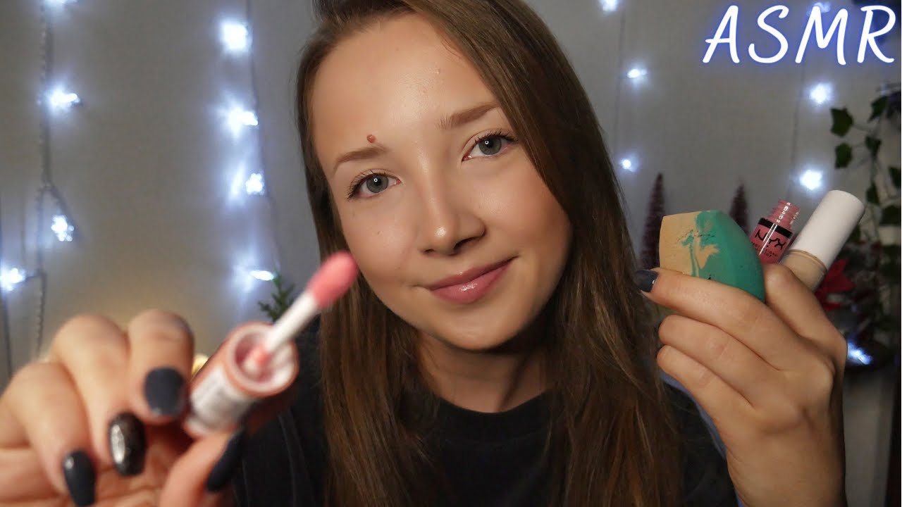 ASMR Doing Your Makeup (to go NOWHERE) - YouTube