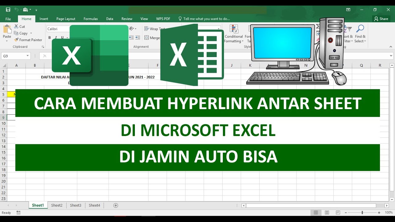 Cara Membuat Hyperlink Antar Sheet di Microsoft Excel - YouTube