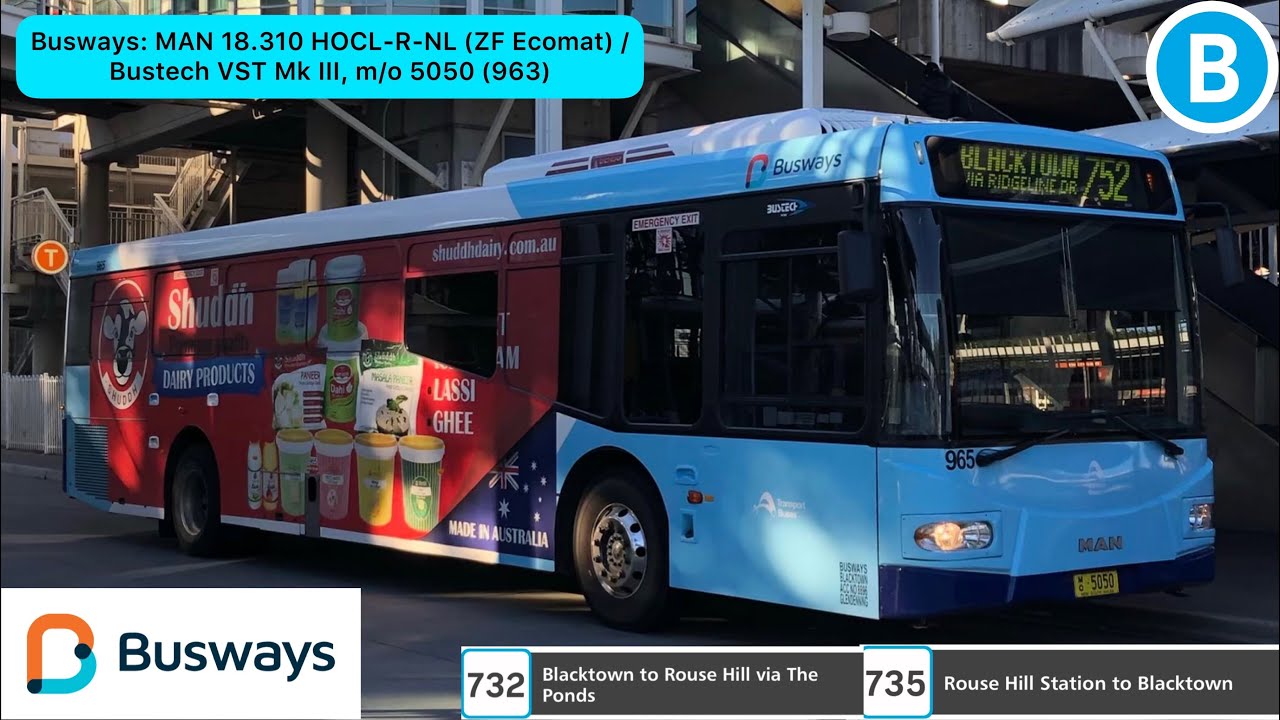 Busways: MAN 18.310 HOCL-R-NL (ZF Ecomat) / Bustech VST Mk III, m/o ...