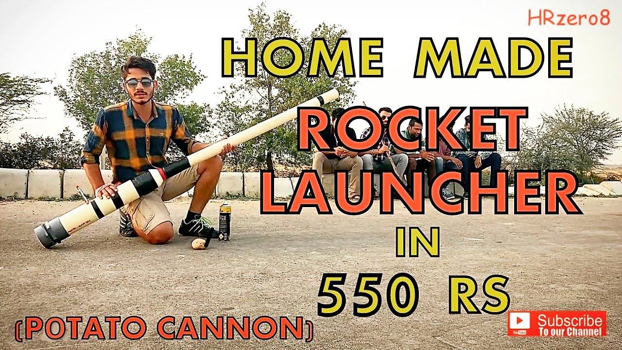 Home-made Rocket Launcher in 550 Rs (How to make) - YouTube