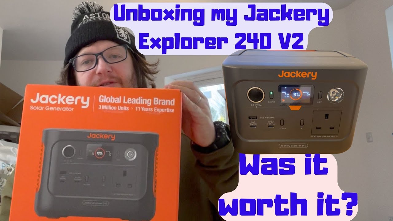 Jackery explorer 240 V2 unboxing and review. - YouTube
