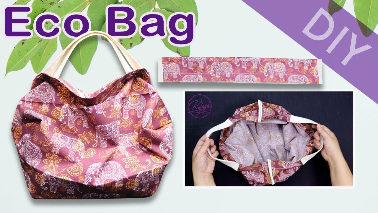 Eco Bag How to make bag | 에코 백 | Saco ecológico | エコバッグ | Öko-Tasche ...