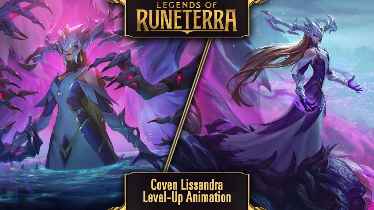 Legends of Runeterra - Coven Lissandra Level-Up Animation - YouTube