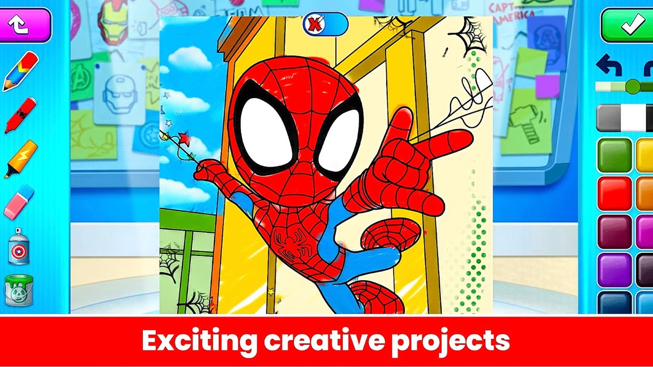 Marvel HQ: Spider-Man Hero Training & Fun Action Gameplay - YouTube