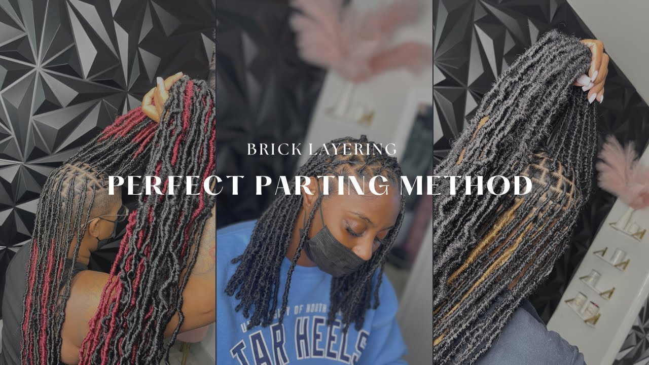 PERFECT PARTING METHOD | BRICK LAYER PARTING | HOW TO PART - YouTube