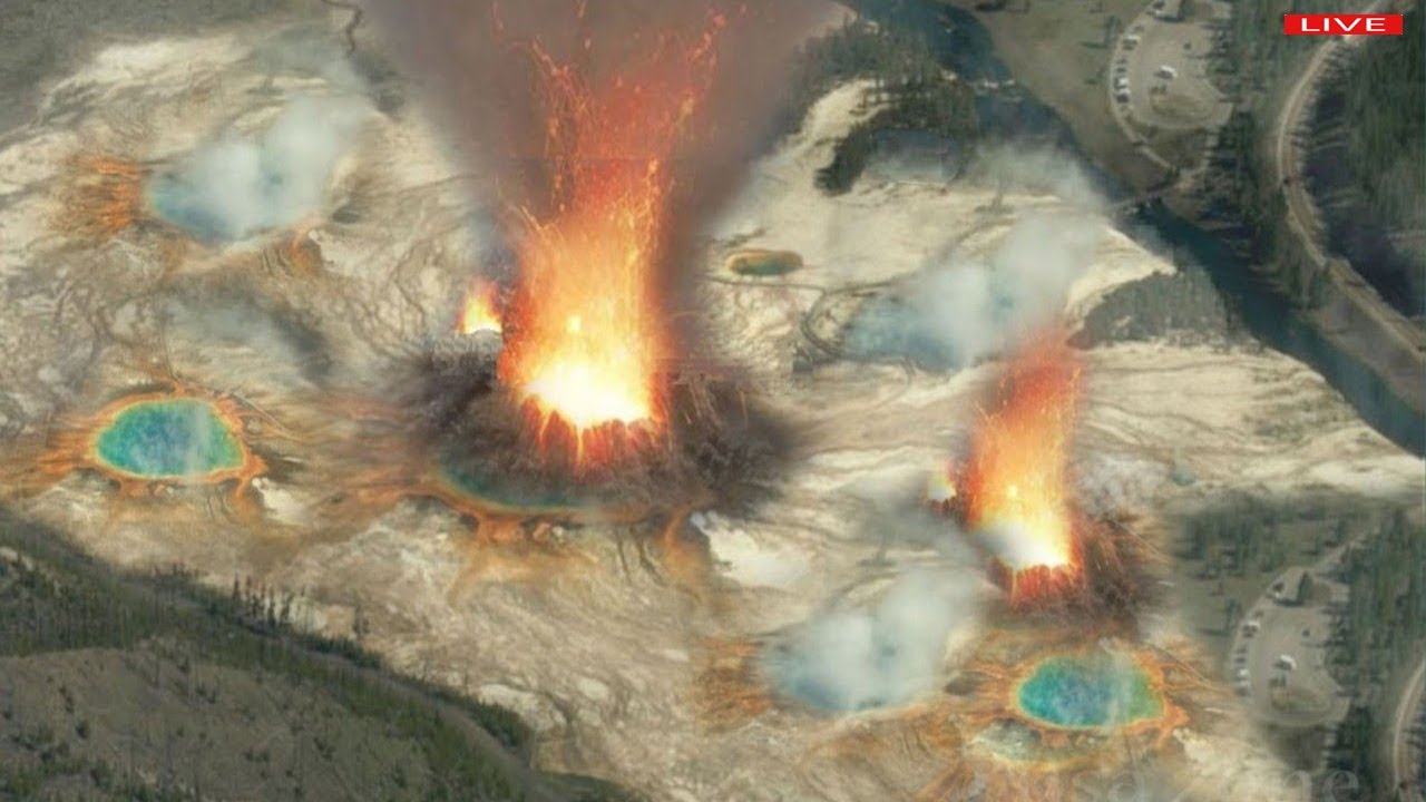 US Panic: Live footage of the Yellowstone magma explosion, after ...
