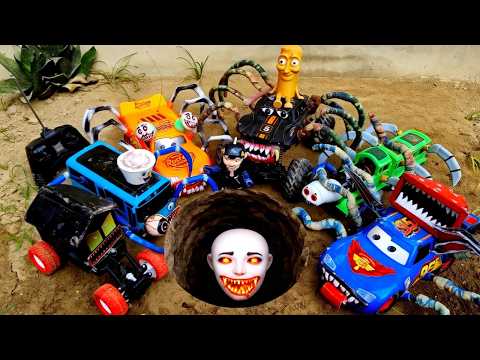 Bermain Kereta Api Hantu Laba-Laba, Thomas and Friends, Mobil Laba-Laba Monster, Mobil Hantu Part 41